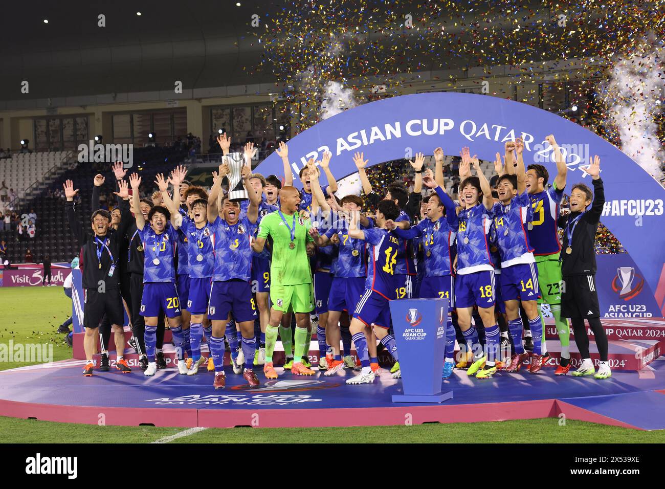 Doha, Qatar. 3rd May, 2024. U-23U-23 Japan team group (JPN) Football ...