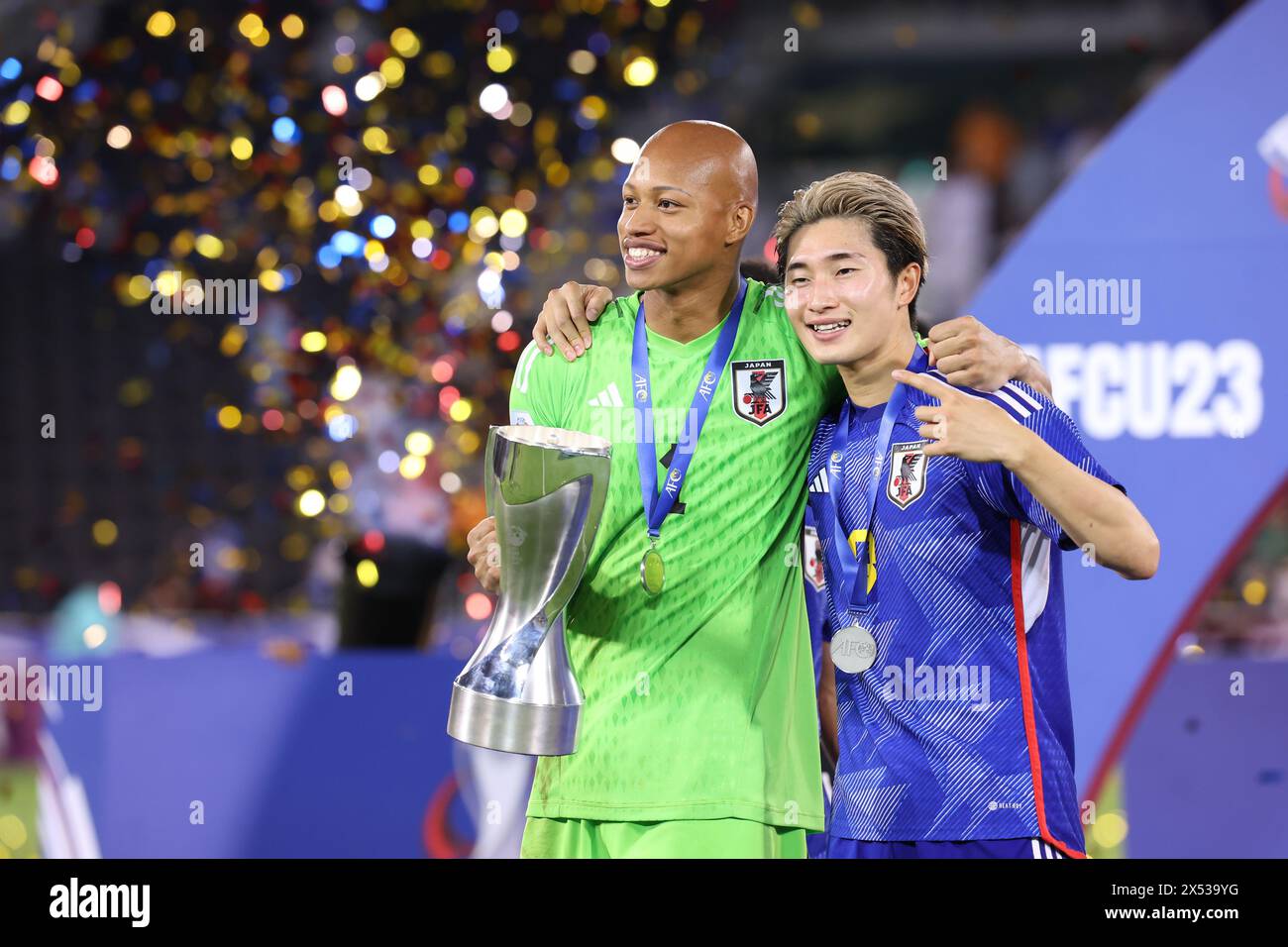 Doha, Qatar. 3rd May, 2024. (L-R) Leo Brian Kokubo, Shota Fujio (JPN ...