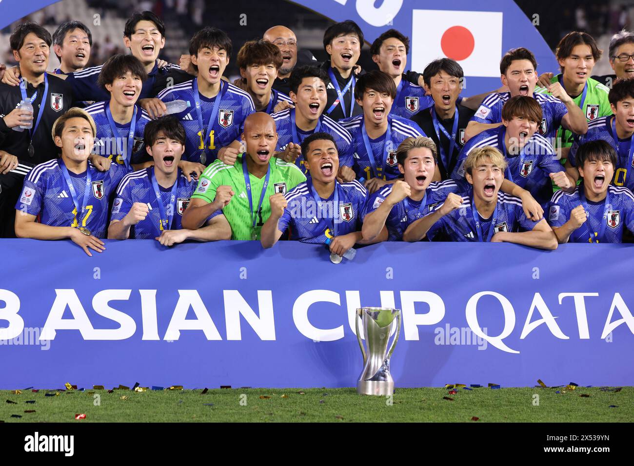 Doha, Qatar. 3rd May, 2024. U-23U-23 Japan team group (JPN) Football ...