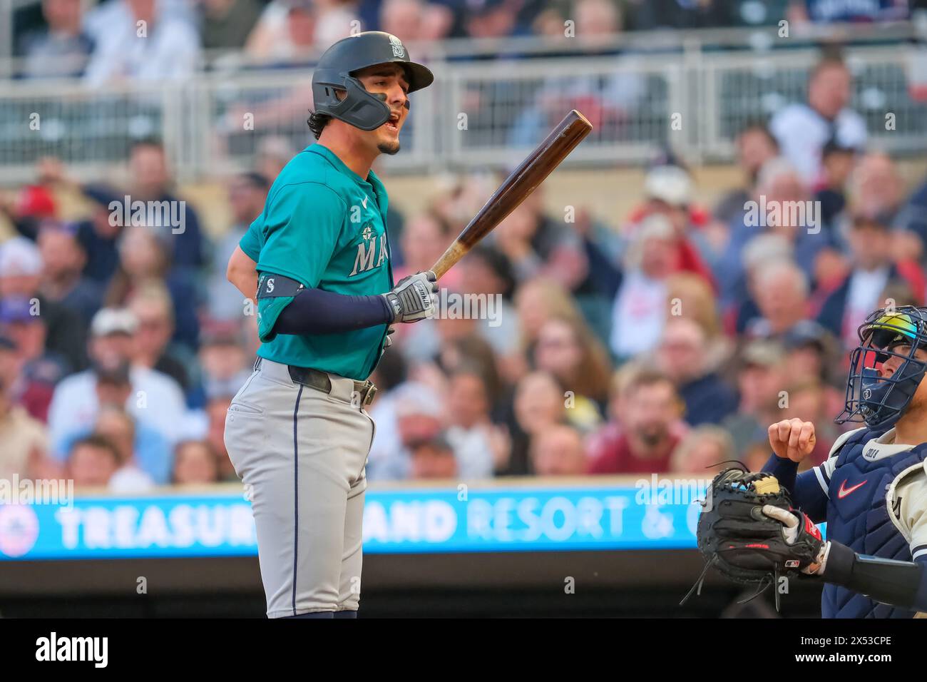 Minneapolis, Minnesota, USA. 6th May, 2024. Seattle Mariners third ...