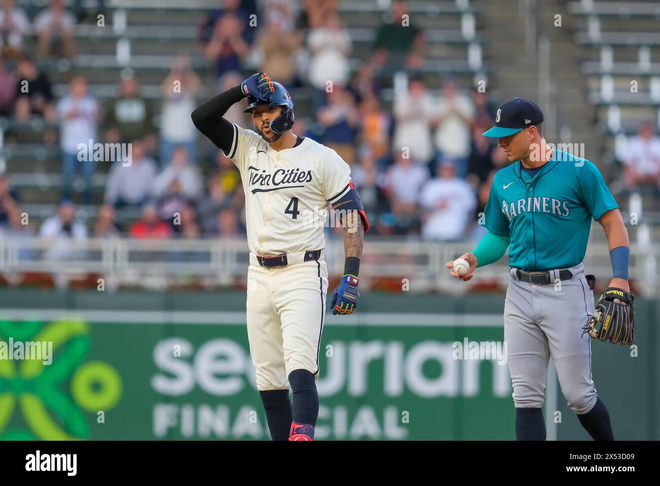 Minneapolis, Minnesota, USA. 6th May, 2024. Minnesota Twins shortstop ...