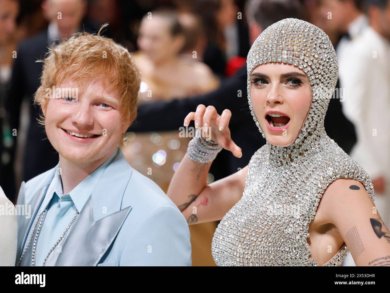 New York, United States. 06th May, 2024. Cara Delevingne Ed Sheeran ...