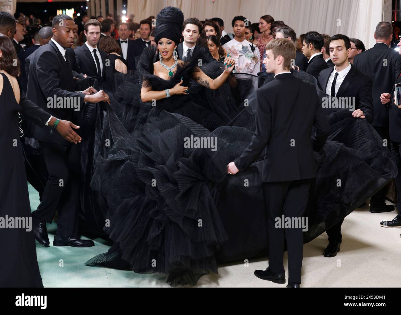 New York, United States. 06th May, 2024. Cardi B arrives on the red ...