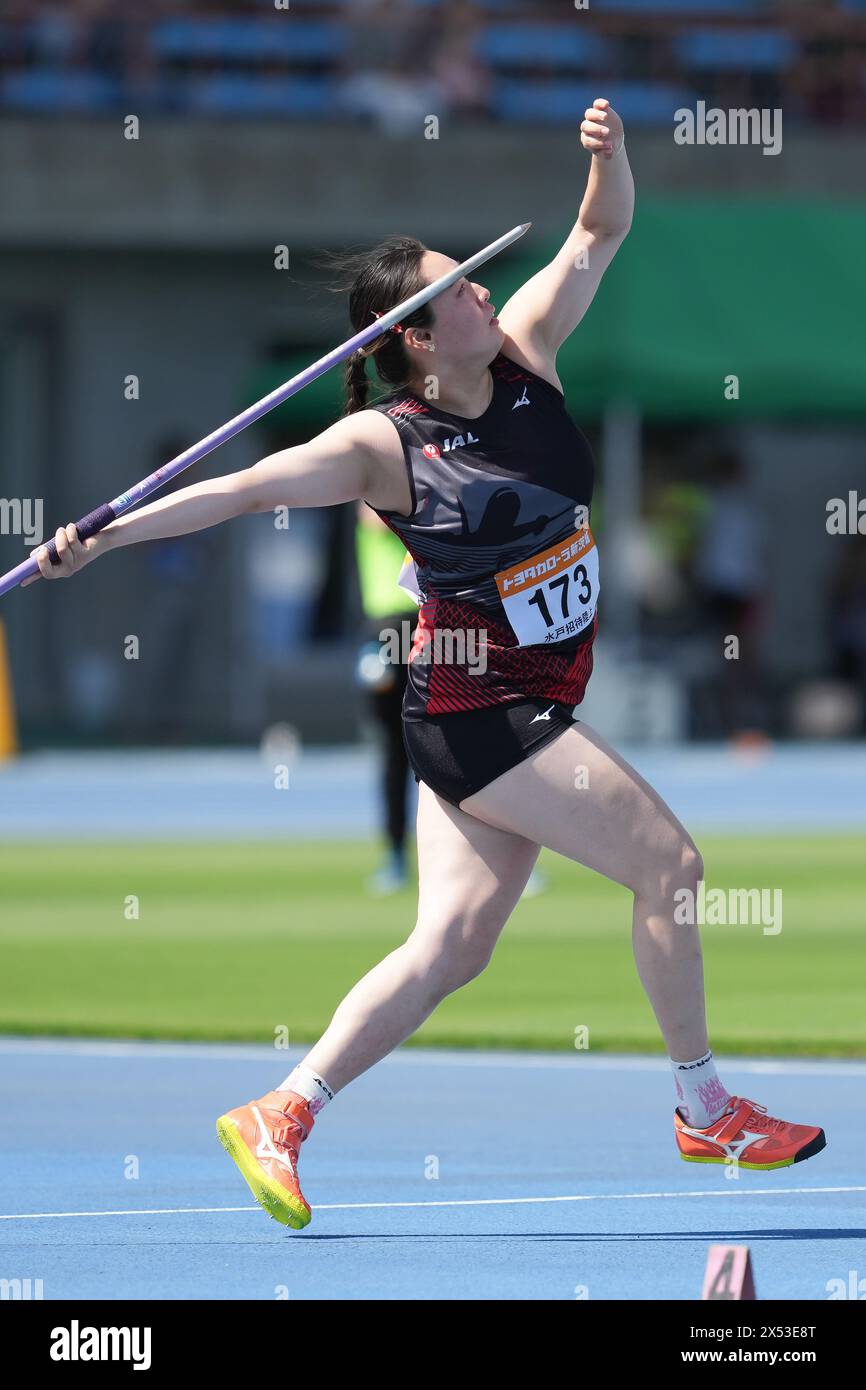 Ibaraki, Japan. 5th May, 2024. Haruka Kitaguchi Athletics : 2024 Mito Invitational Meet Women's ...