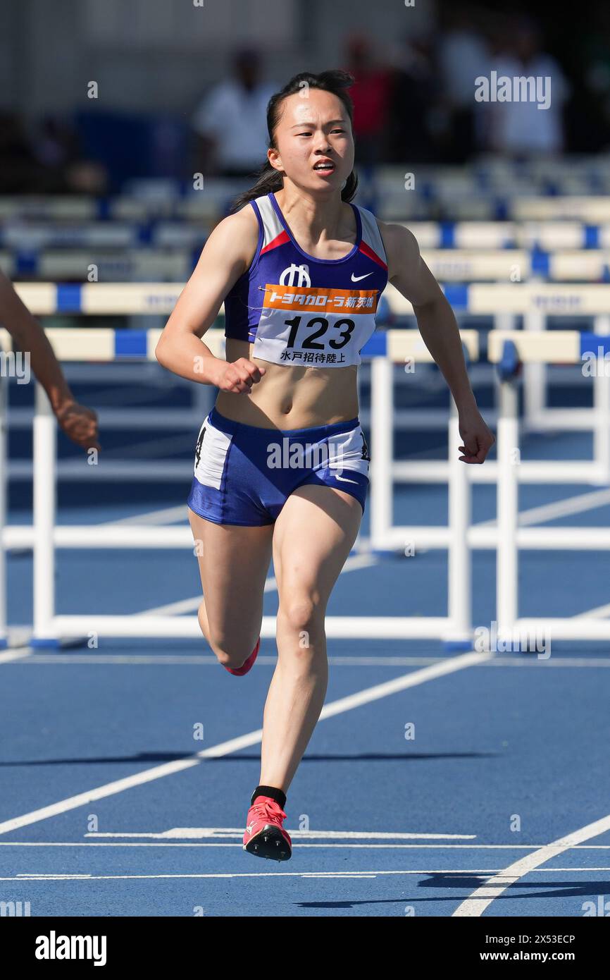Ibaraki, Japan. 5th May, 2024. Rei Honda Athletics : 2024 Mito Invitational Meet Women's 100mH ...
