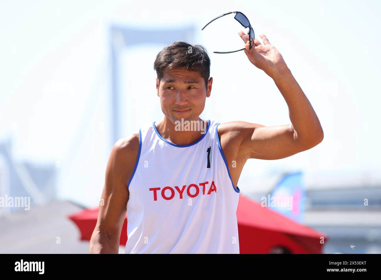 Odaiba Beach, Tokyo, Japan. 5th May, 2024. Yusuke Ishijima, MAY 5, 2024 - Beach Volleyball : 8th ...