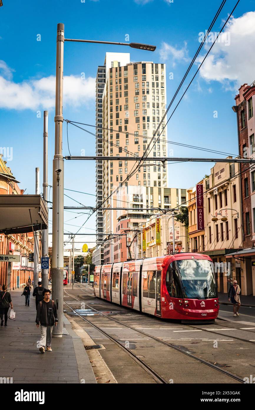 Sydney Light Rail Network Stock Photo - Alamy
