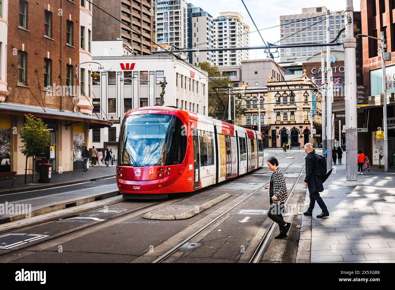 Sydney Light Rail Network Stock Photo - Alamy