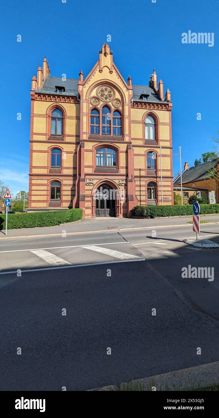 The Zabel High School in Gera Stock Photo - Alamy