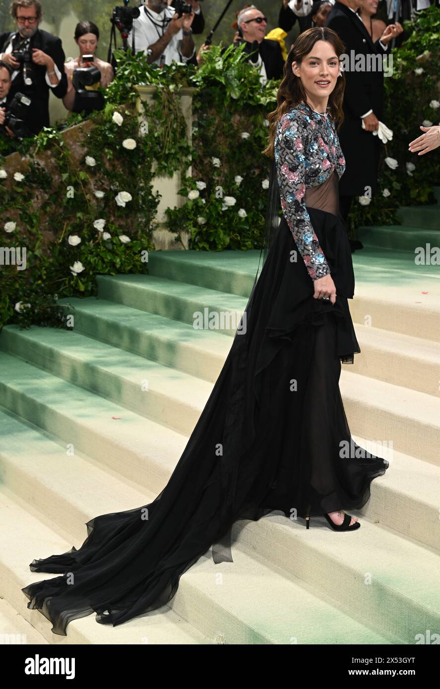 New York, USA. May 6th, 2024. Riley Keough arriving at The Met Gala ...