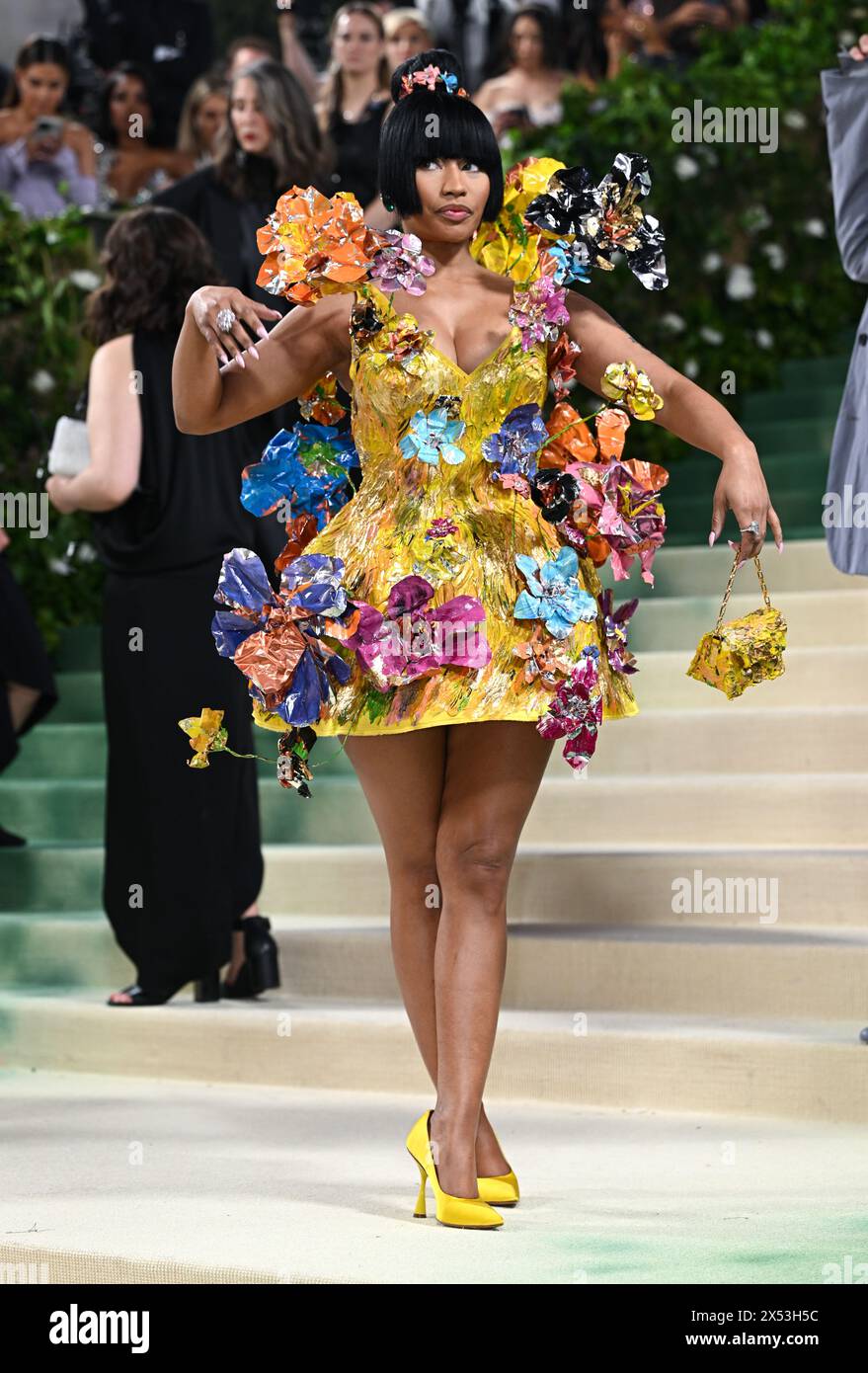 New York, USA. May 6th, 2024. Nicki Minaj arriving at The Met Gala ...