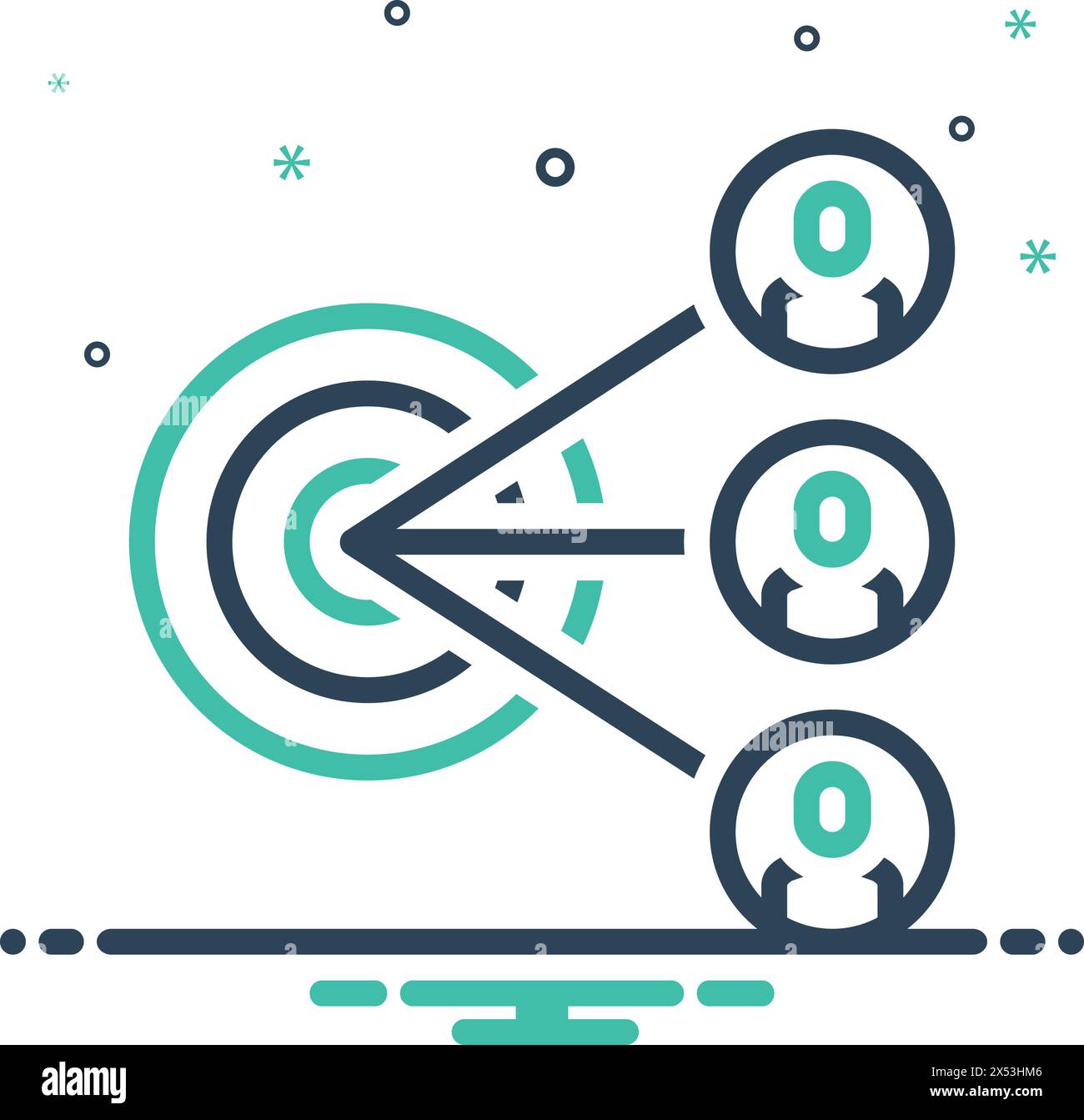 Icon for target audience, target Stock Vector Image & Art - Alamy