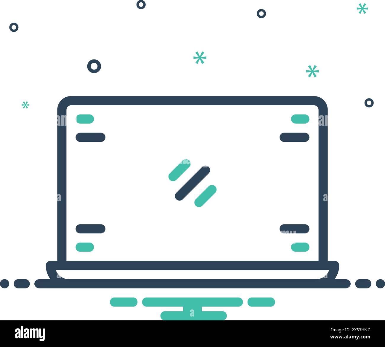 Icon for laptop, microcomputer Stock Vector Image & Art - Alamy