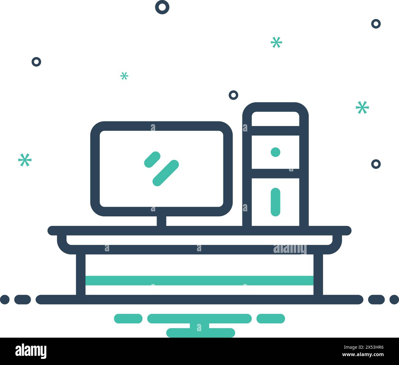 Processing desk Stock Vector Images - Alamy