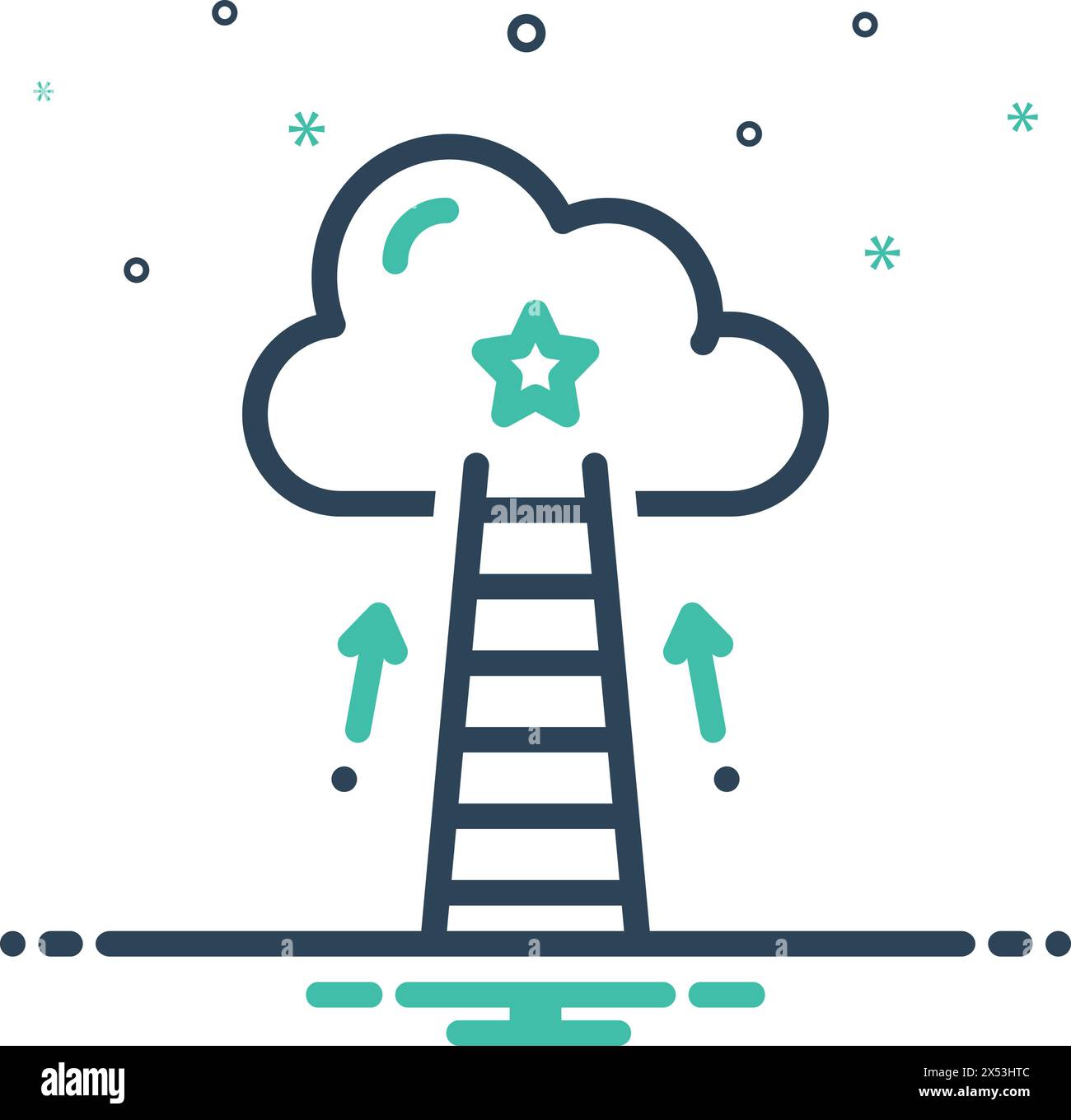 Icon for motivation, staircase Stock Vector Image & Art - Alamy