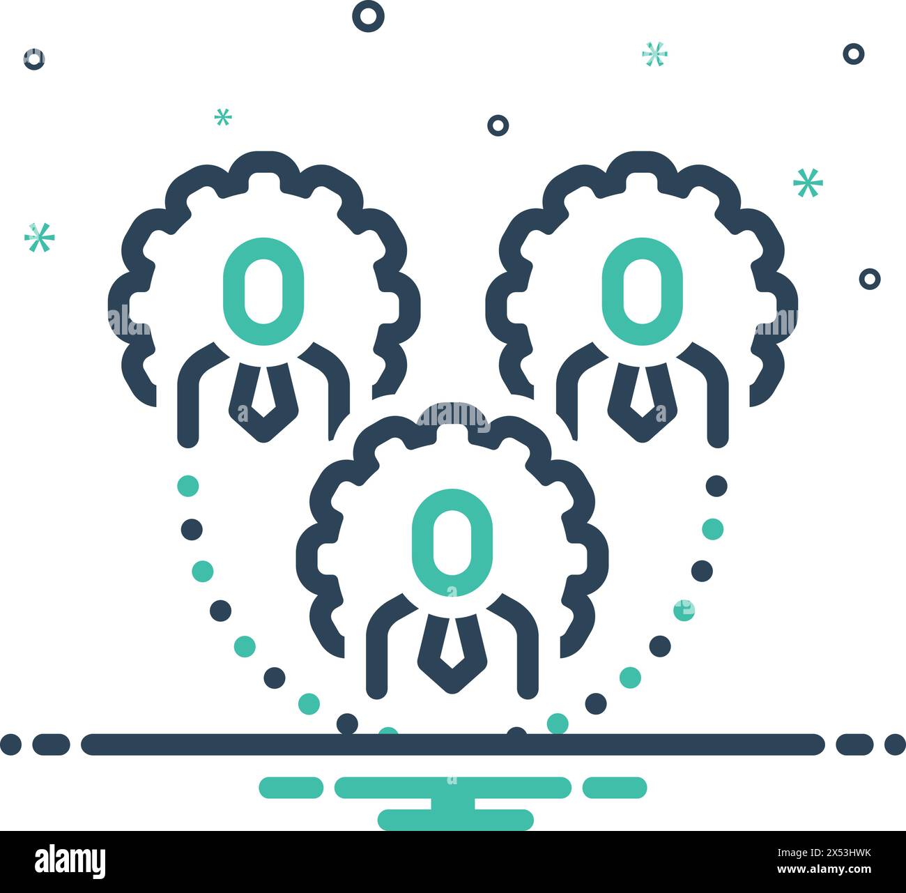 Icon for teamwork, staff Stock Vector Image & Art - Alamy