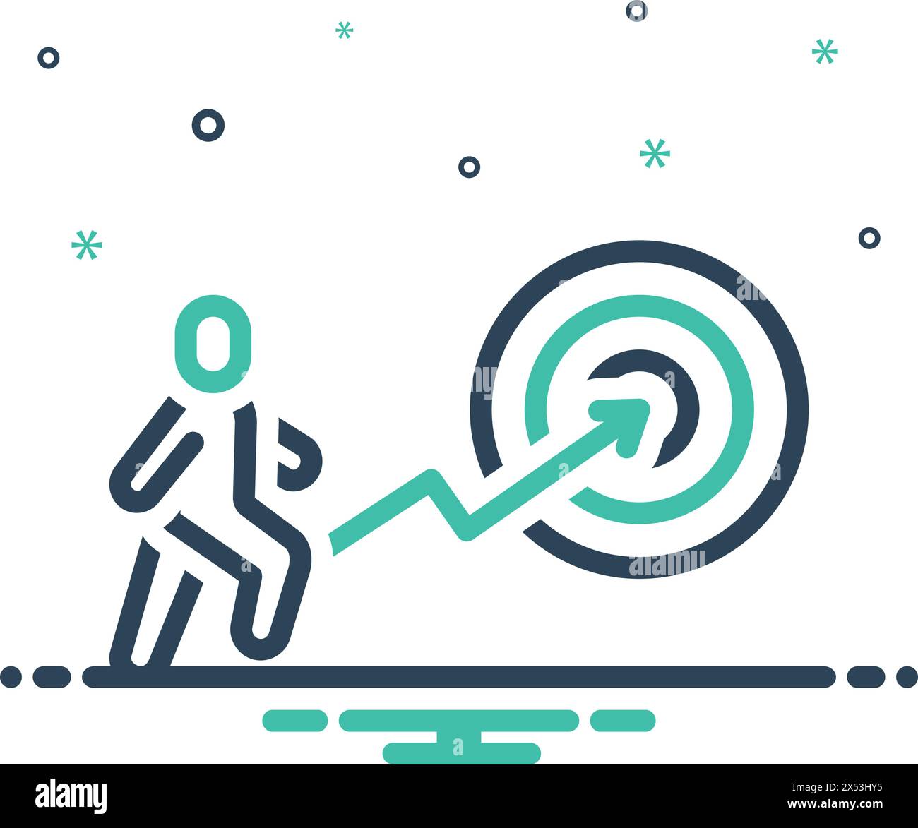 Focus on objectives challenge silhouette hi-res stock photography and ...