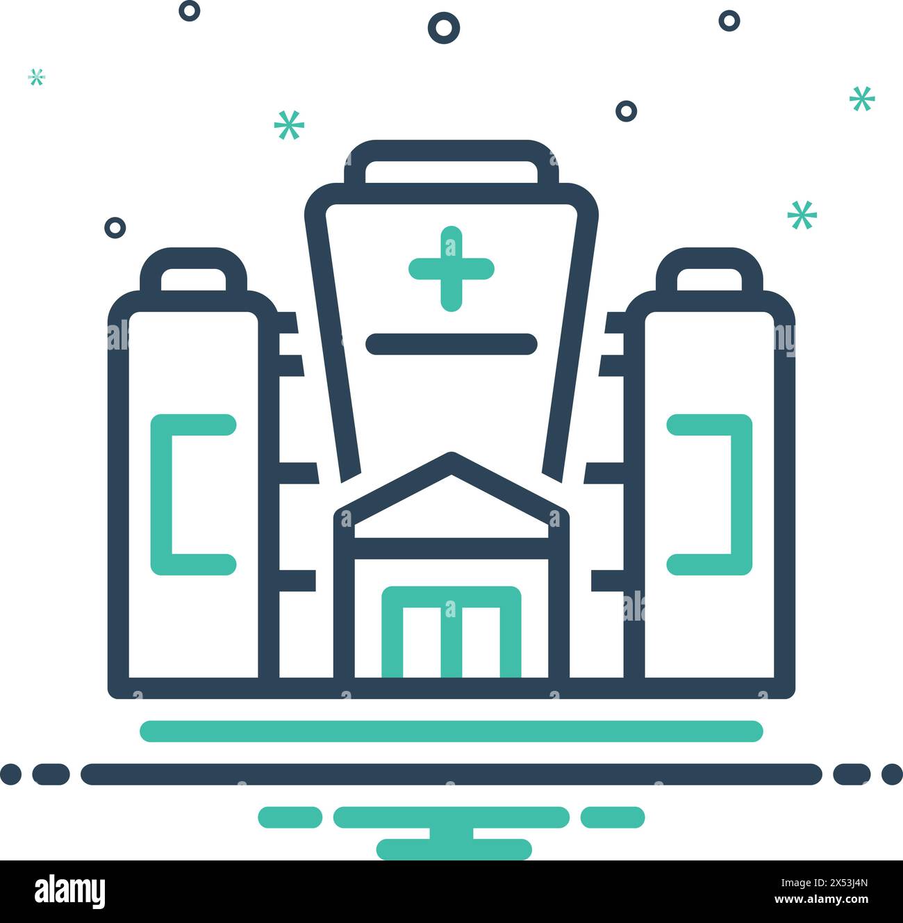 Icon for hospital, asylum Stock Vector Image & Art - Alamy