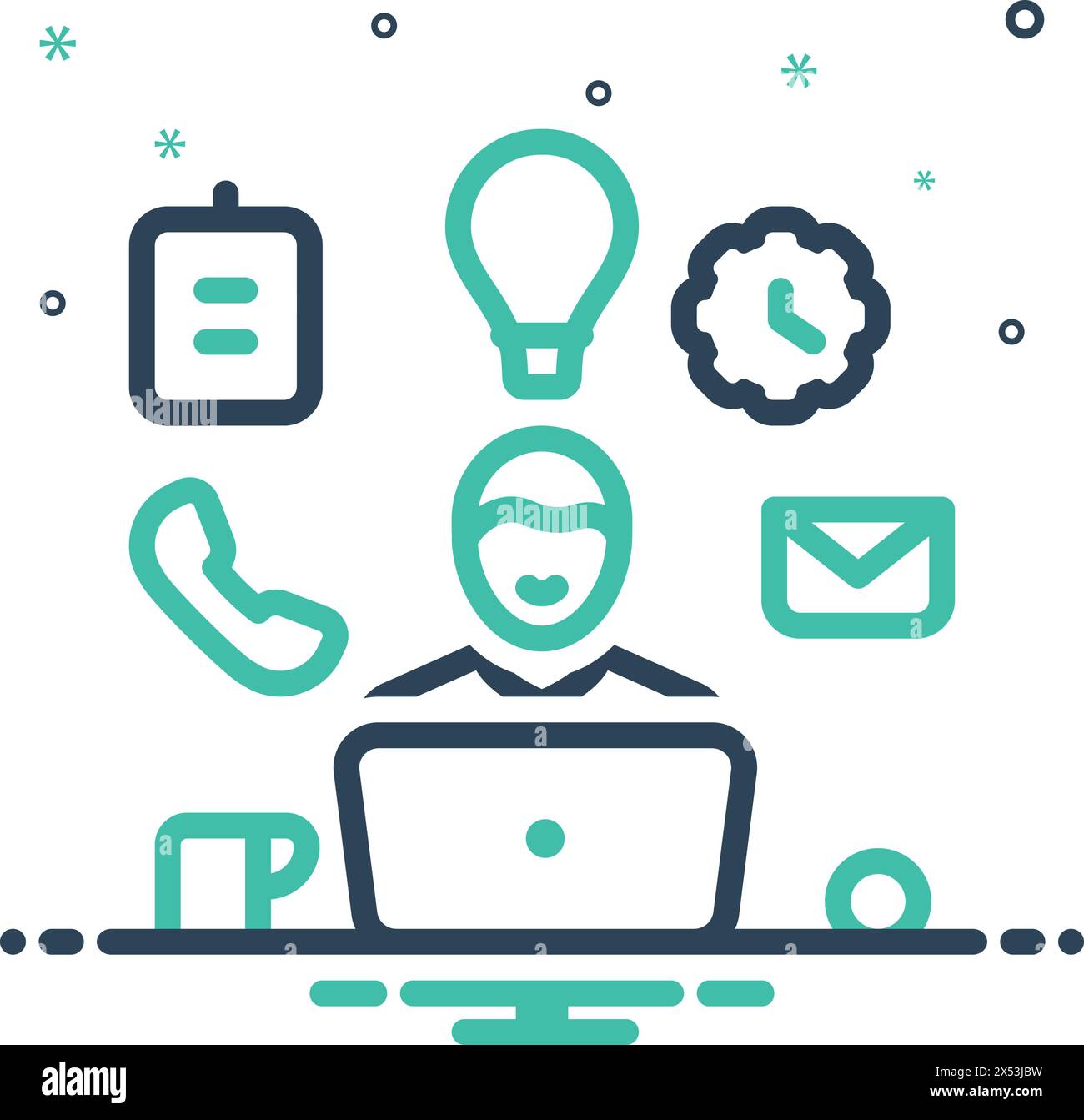 Icon for multi tasking, multi Stock Vector Image & Art - Alamy