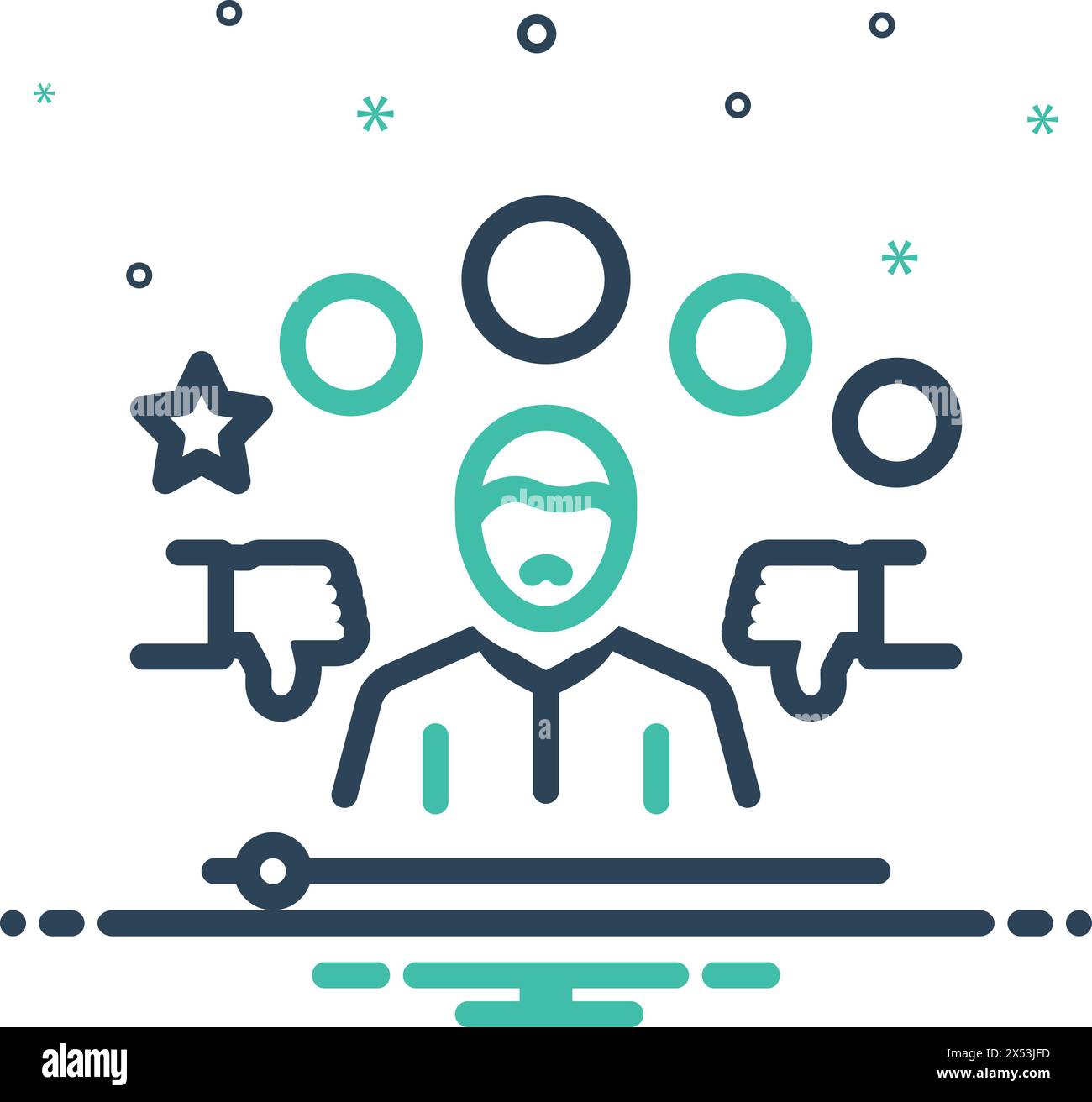 Dissatisfied vector vectors Cut Out Stock Images & Pictures - Alamy