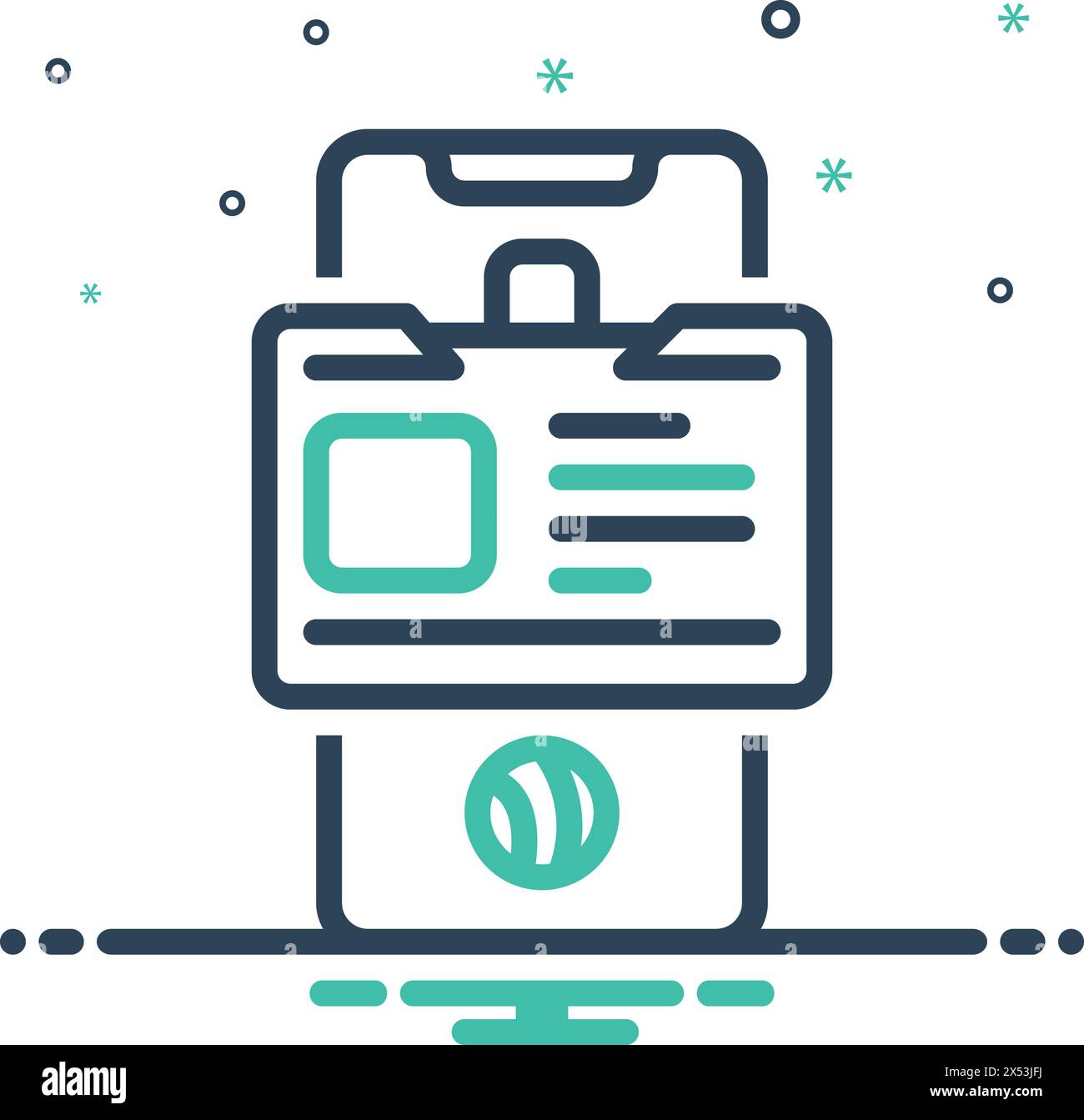 Icon for identity, id proof Stock Vector Image & Art - Alamy