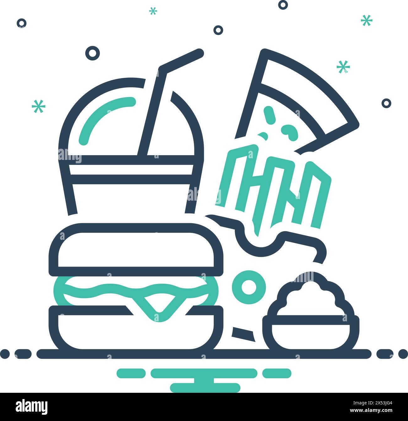 Icon for fast food, cuisine Stock Vector Image & Art - Alamy