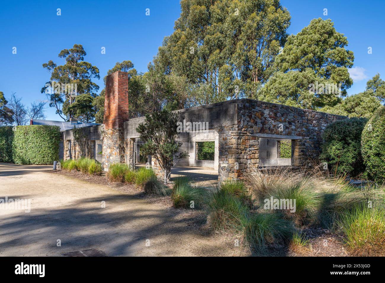 Port Arthur massacre memorial garden at Port Arthur Historic Site ...