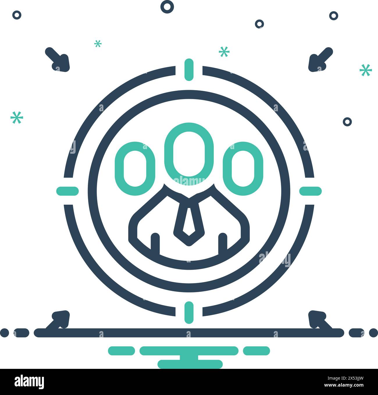 Targeting audience Stock Vector Images - Alamy