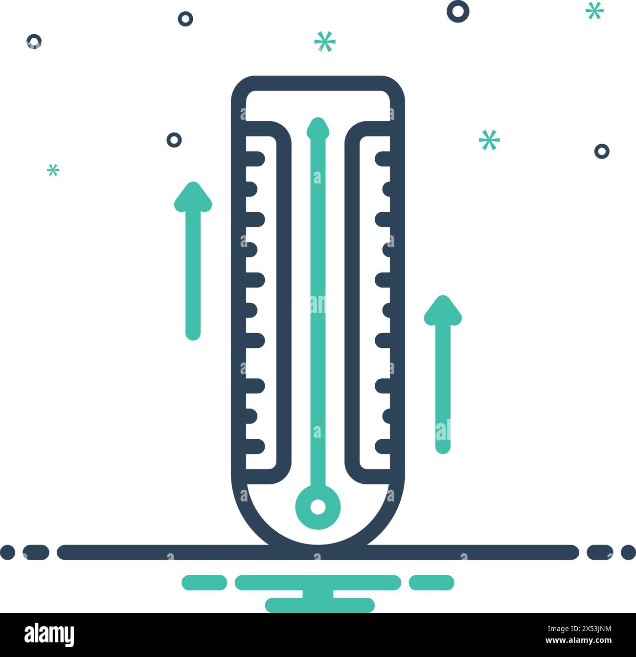 Icon for temperature increase, temperature Stock Vector Image & Art - Alamy