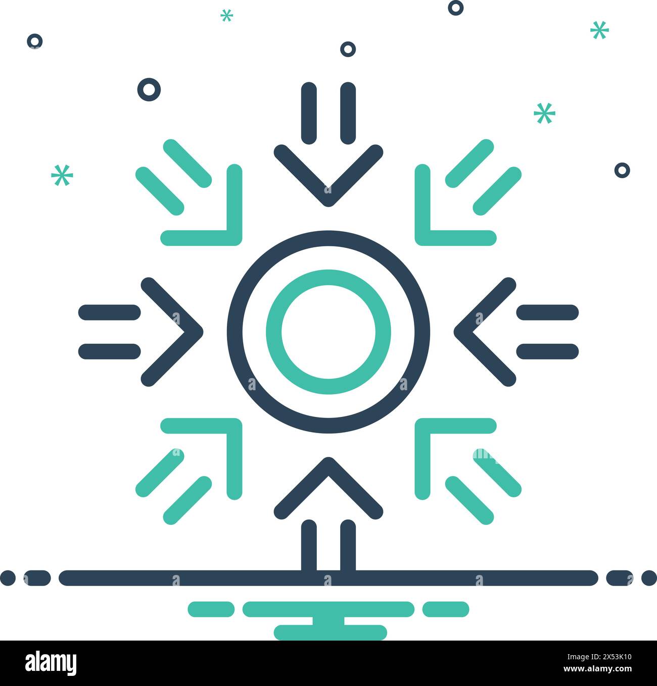 Icon for center, point Stock Vector Image & Art - Alamy