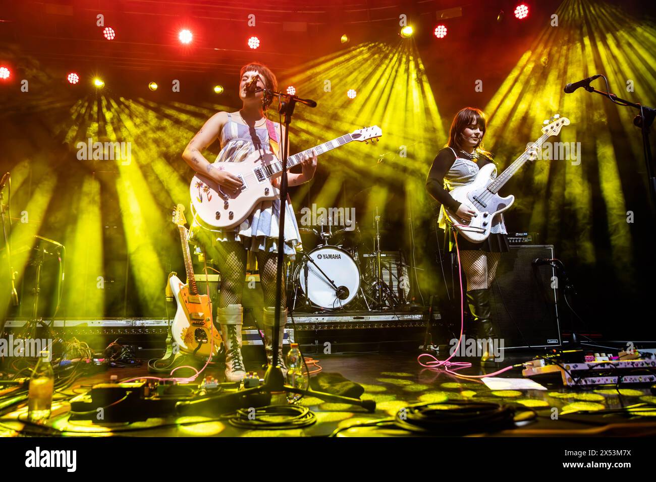 Milan, Italy. 06th May, 2024. The Irish indie rock band NEWDAD performs ...