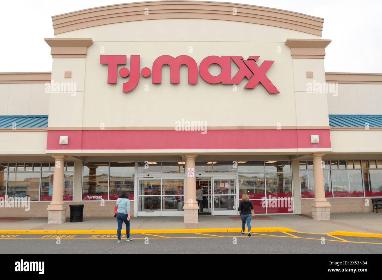 A T.J.Maxx store is seen in the Farmingdale neighborhood in Long Island ...