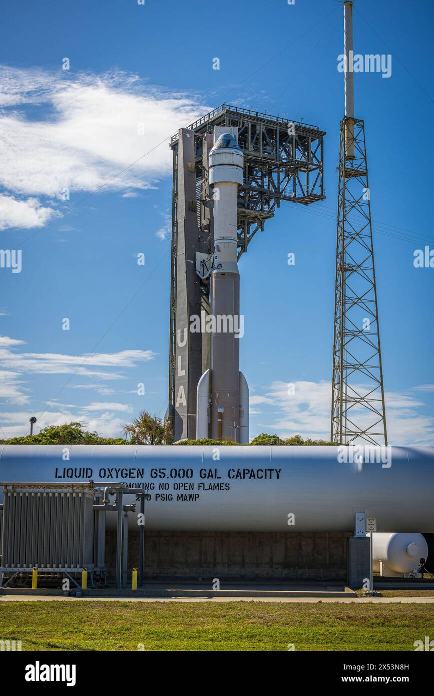 Cape Canaveral, USA. 05th May, 2024. Boeing Starliner CST-100 rocket ...
