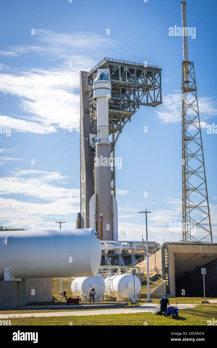 Cape Canaveral, USA. 05th May, 2024. Boeing Starliner CST-100 rocket ...