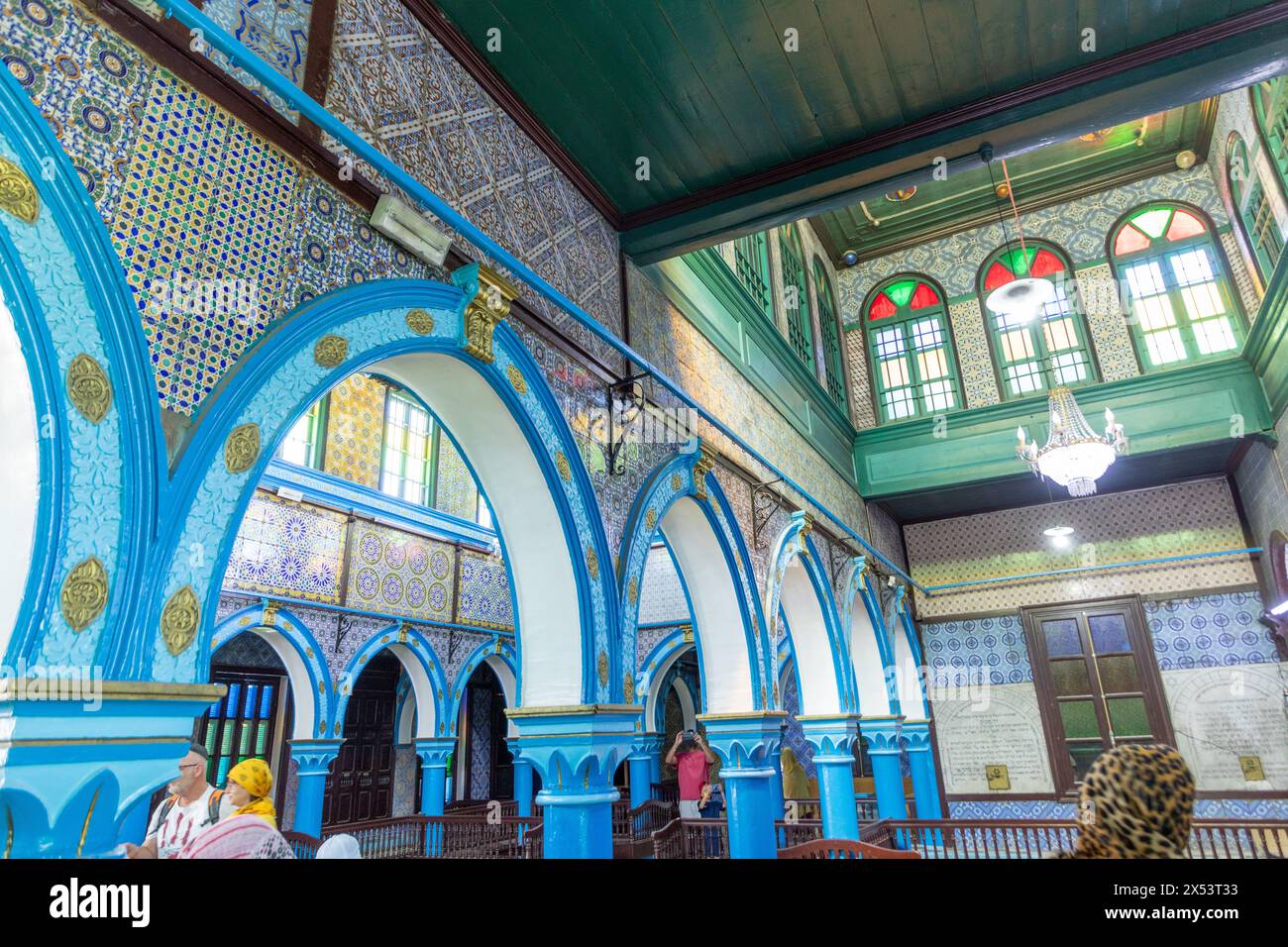 Erriadh, Tunisia - May 2, 2024: , inside view of historic El Ghriba ...