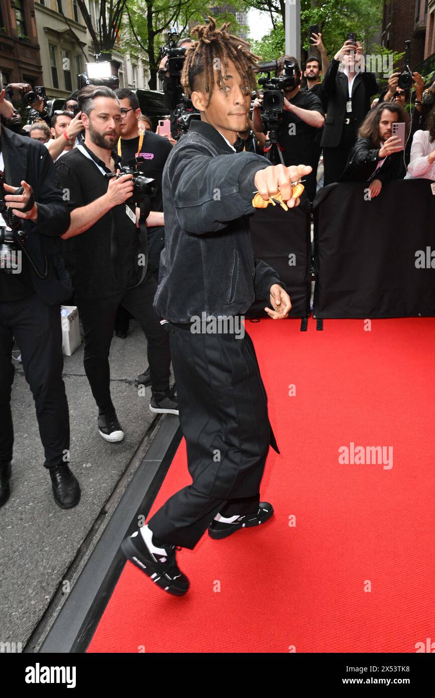 Jaden Smith at The Mark Hotel before the 2024 Met Gala: Sleeping ...