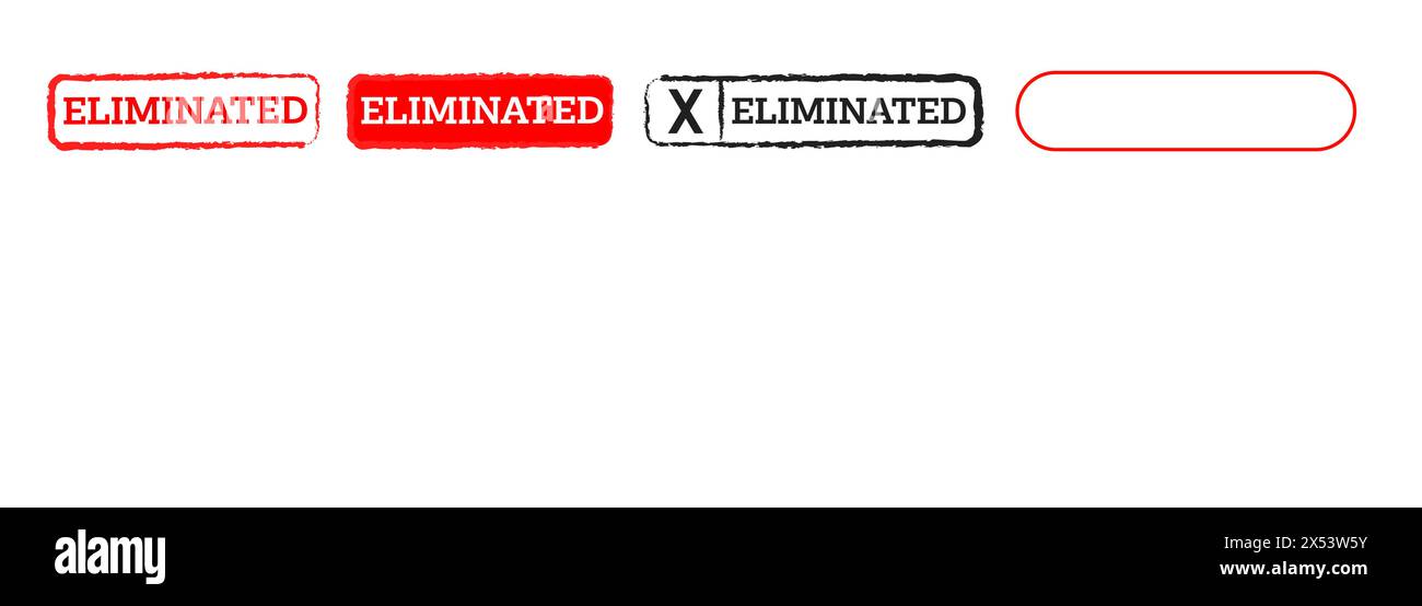 eliminated rectangle and circle stamp label sticker sign remove ...