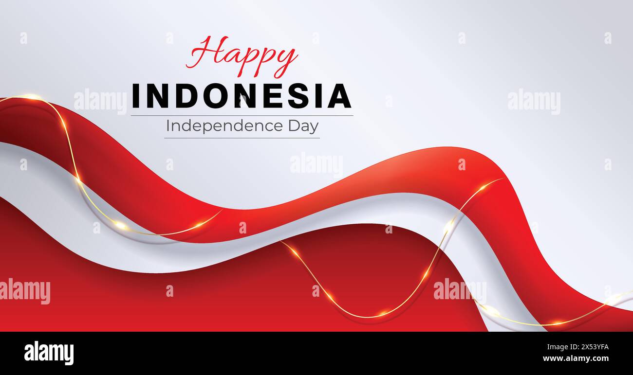 79th Indonesian Independence day background. 17 august 2024 IKN anniversary banner Stock Vector ...