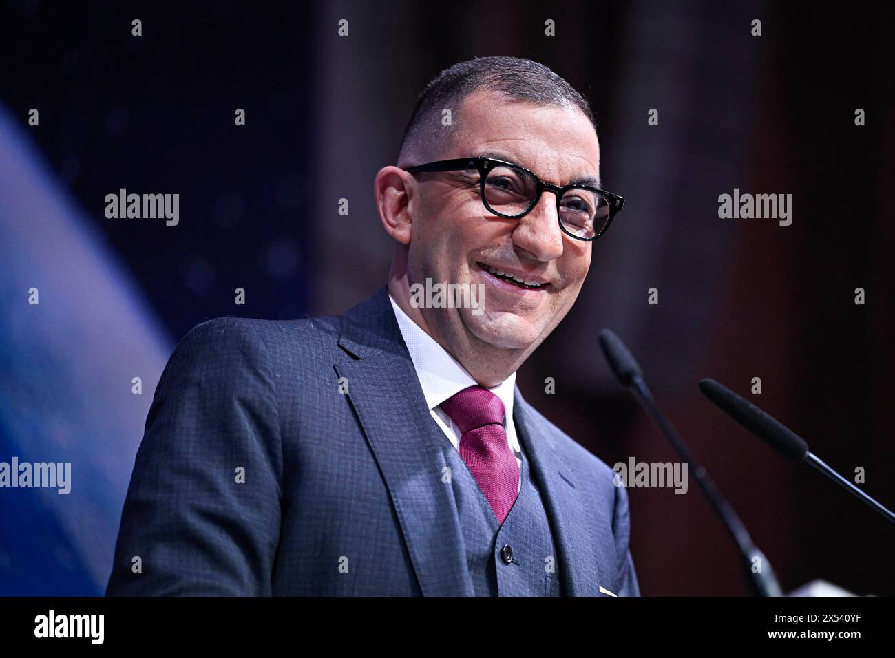 Jean Messiha during a campaign meeting of Reconquete party for the ...