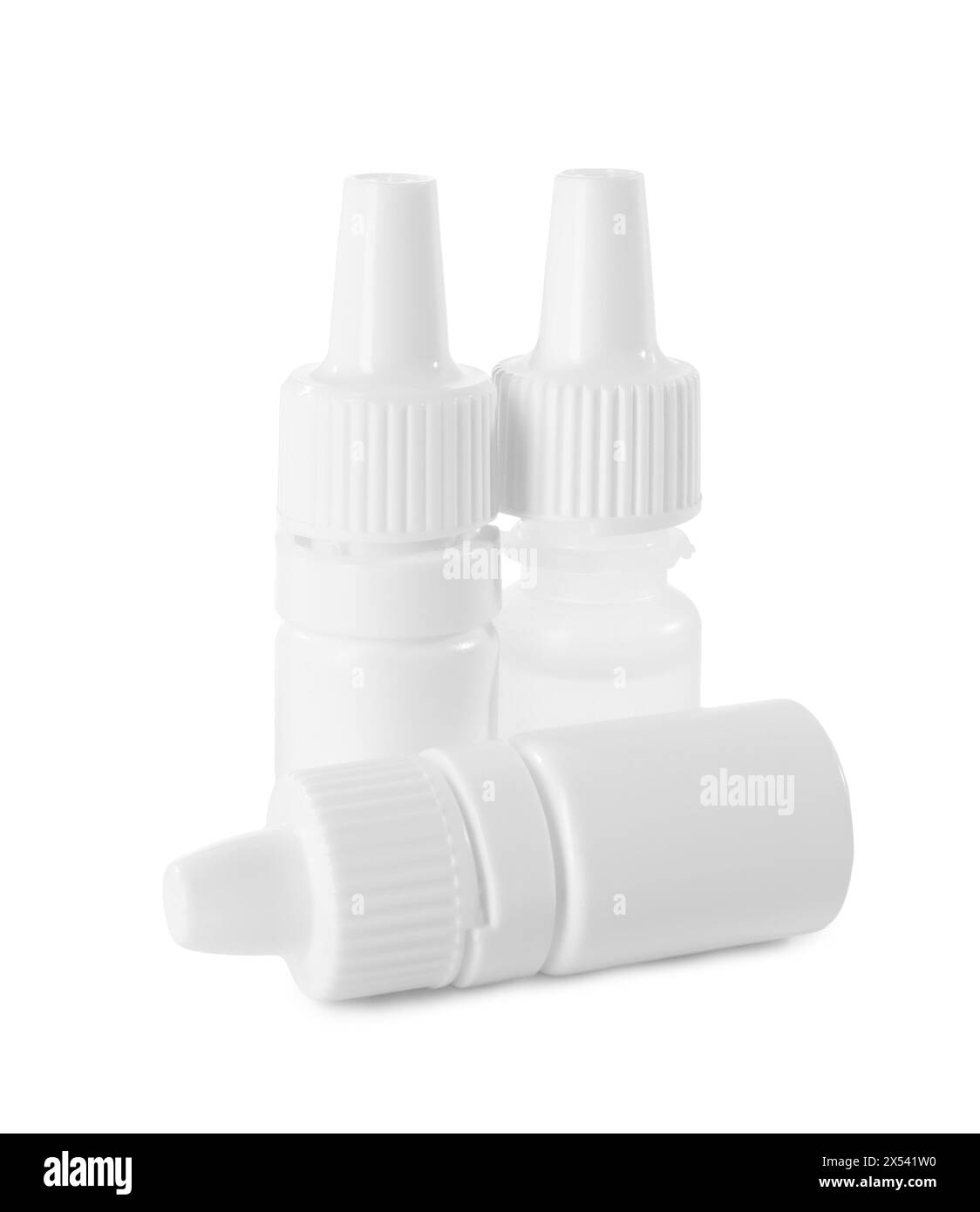 Bottles of medical drops isolated on white Stock Photo - Alamy