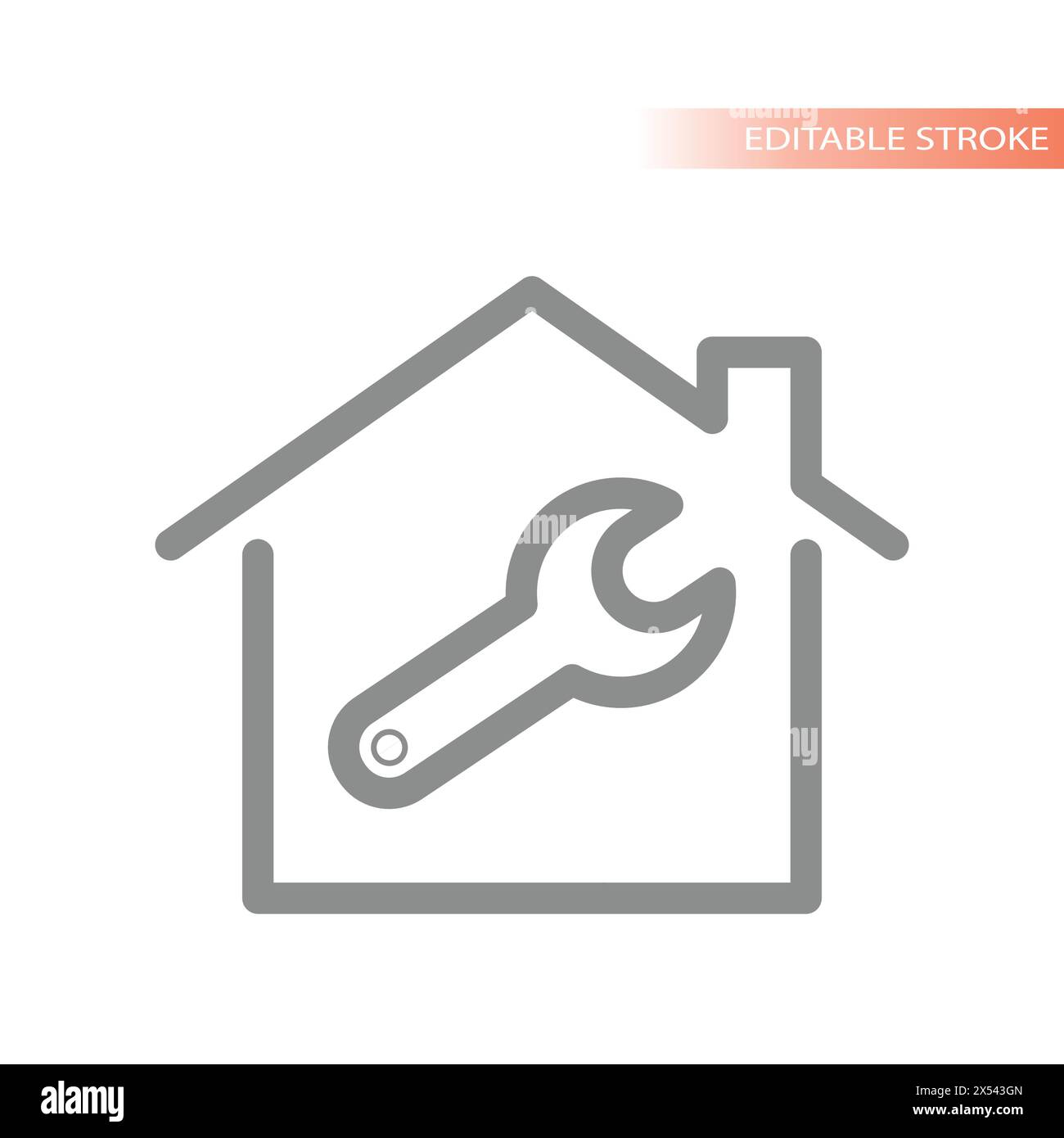 Home improvement line Stock Vector Images - Alamy