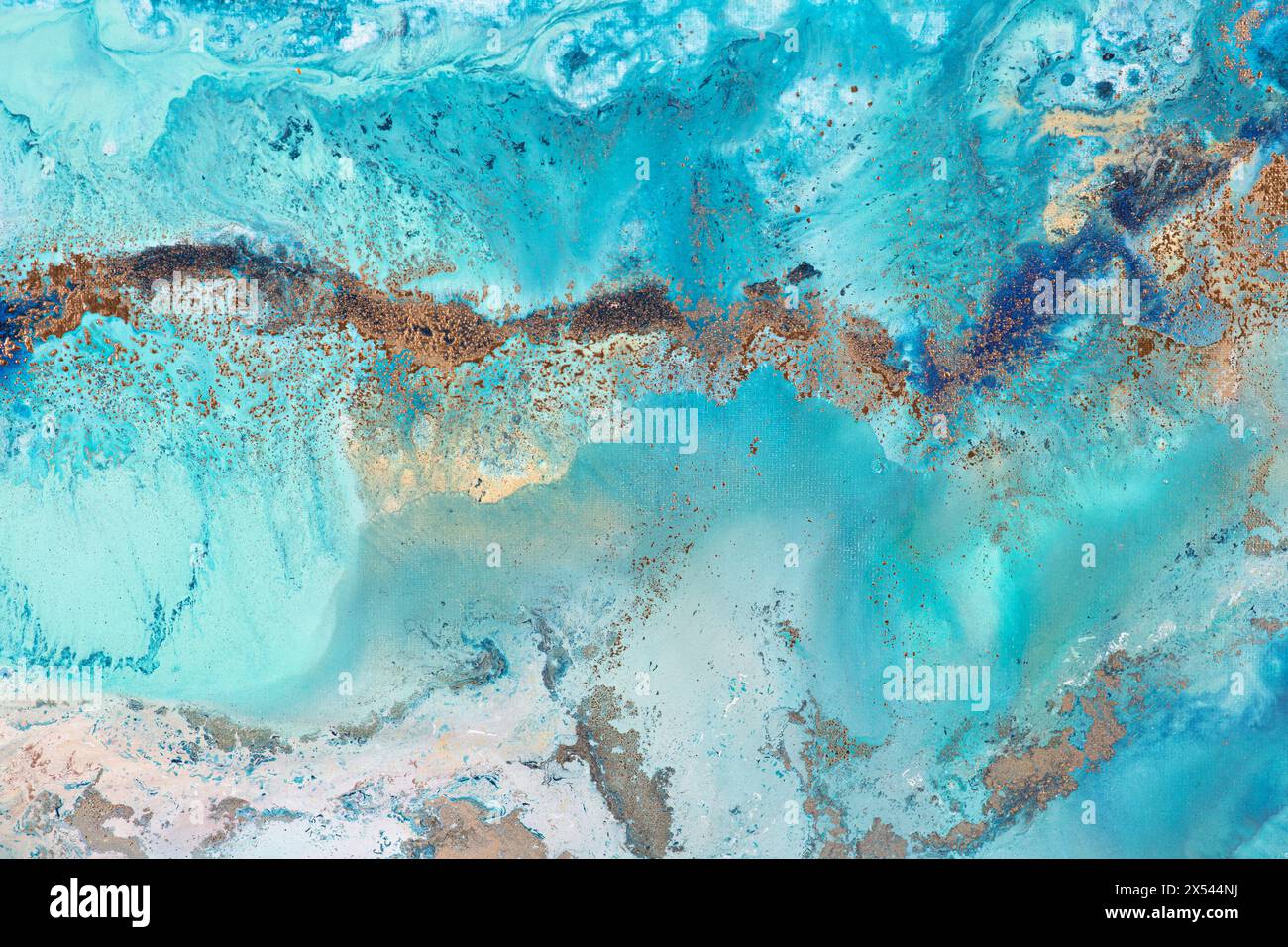 Painting background in a gentle blue color, creative picture Stock ...