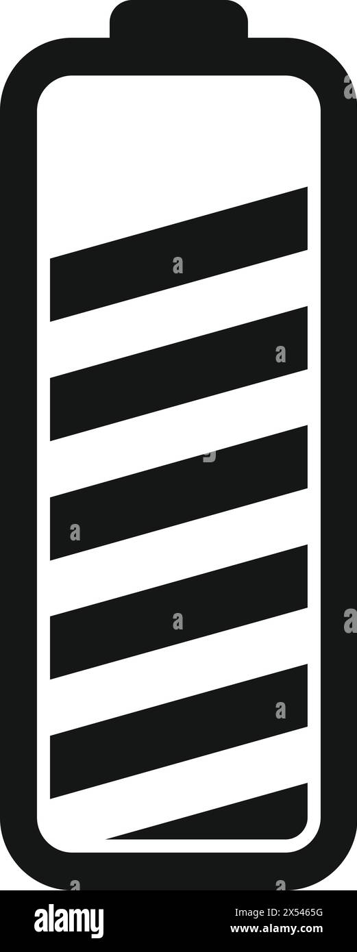 Watt charging battery icon simple vector. Gadget capacity. Refill ...