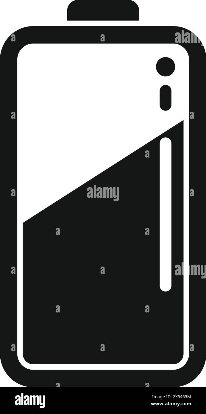 Progress charging indicator icon simple vector. Battery process. Status ...