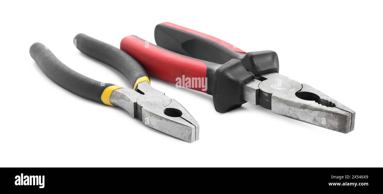 Different pliers isolated on hi-res stock photography and images - Alamy