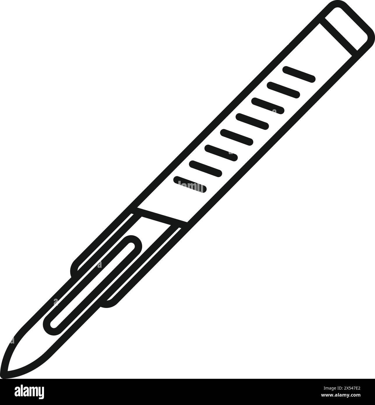 Surgery scalpel icon outline vector. Medical operation tool. Cutter ...