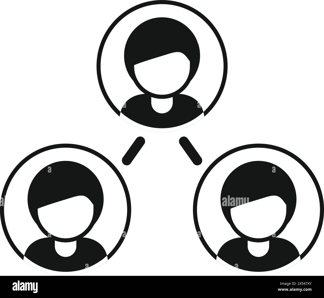 Social community human group icon simple vector. Team society. Social ...