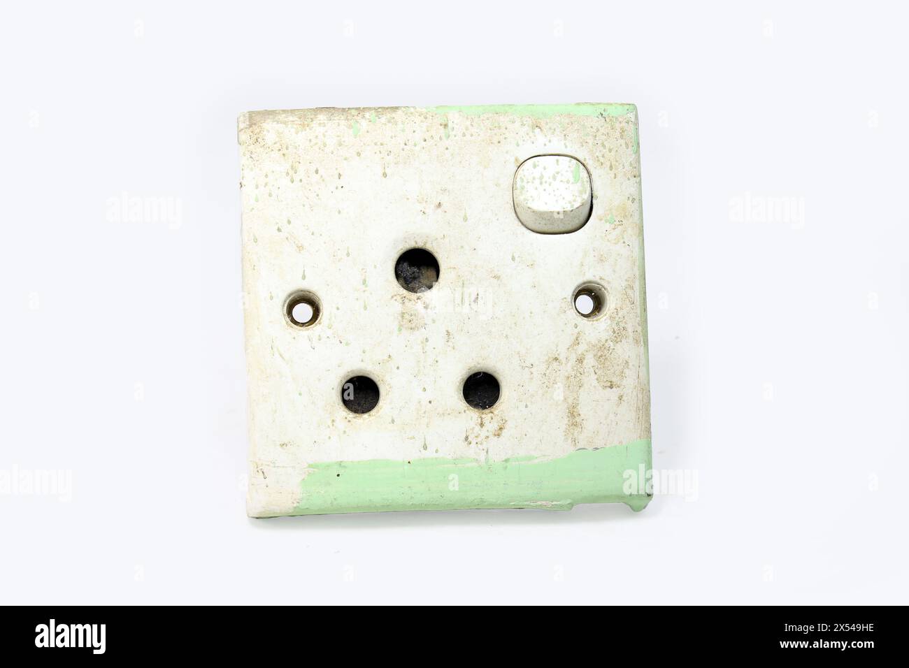 old switch, Old wall power switch dirty switch board and box. Old Jack ...