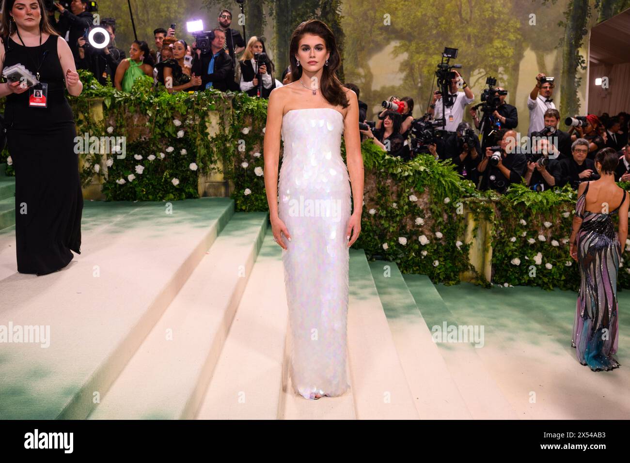 New York, USA. 6 May 2024. Kaia Gerber attending the Metropolitan ...