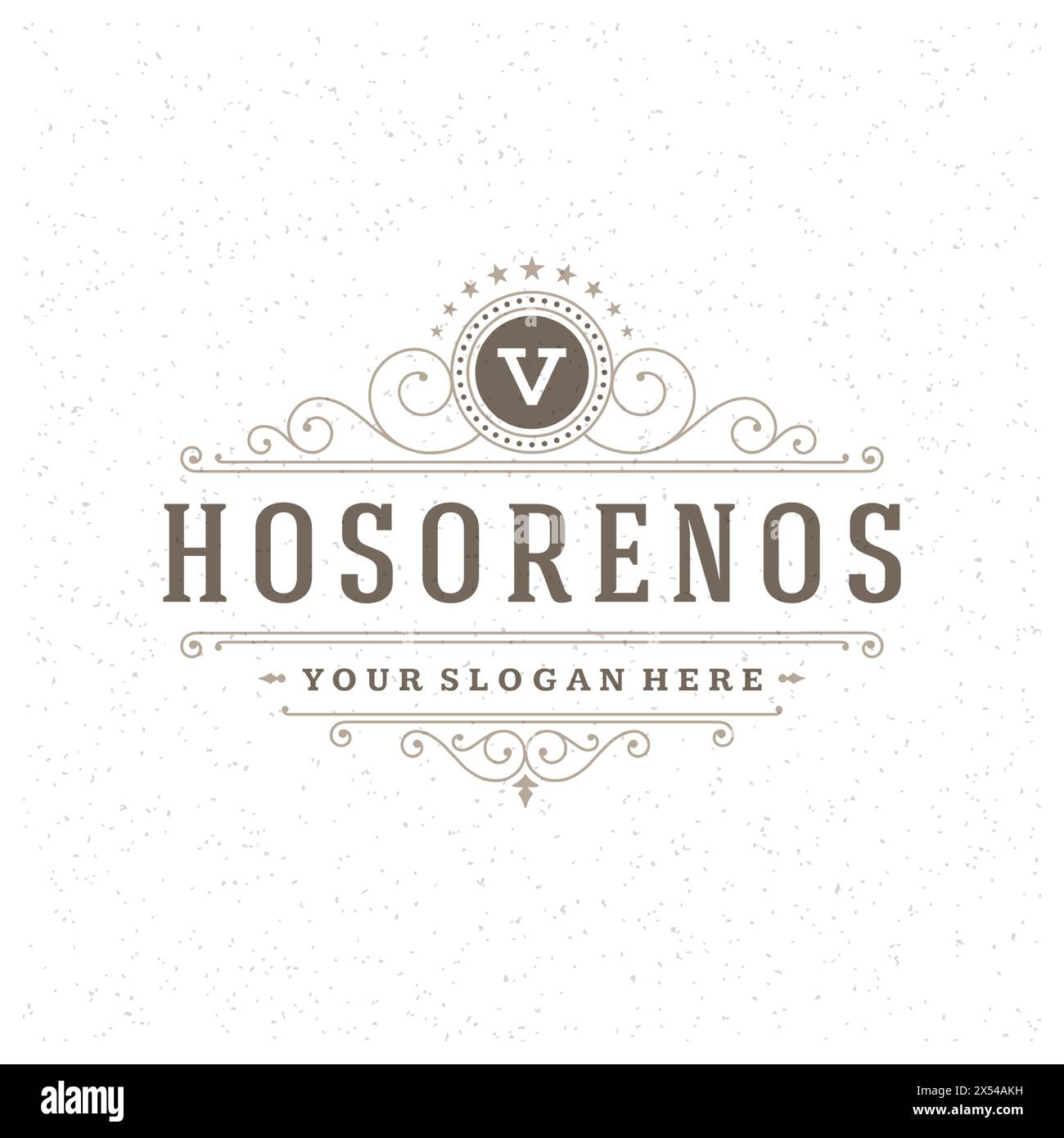 Luxury Logo template flourishes calligraphic elegant ornament lines ...